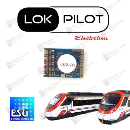 Decoder Civia Renfe ESU Electrotren | Modelismo del Tren
